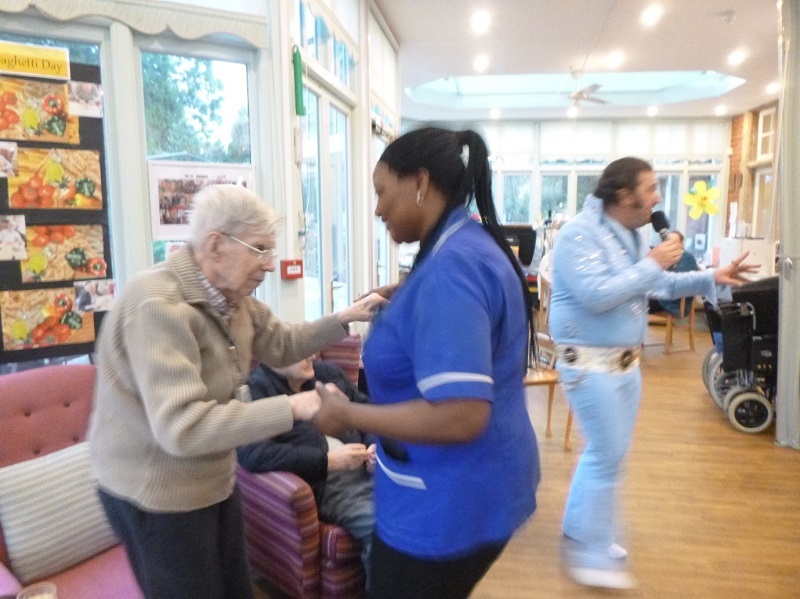 Elvis comes to Tupwood Gate Nursing Home - Cygnet Health Care